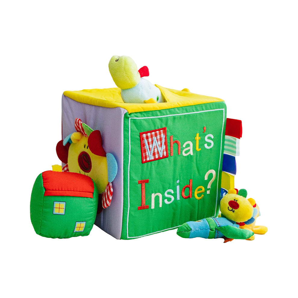 Baby Surprise Box What's Inside Box with Colorful Sensory Baby Toys ...