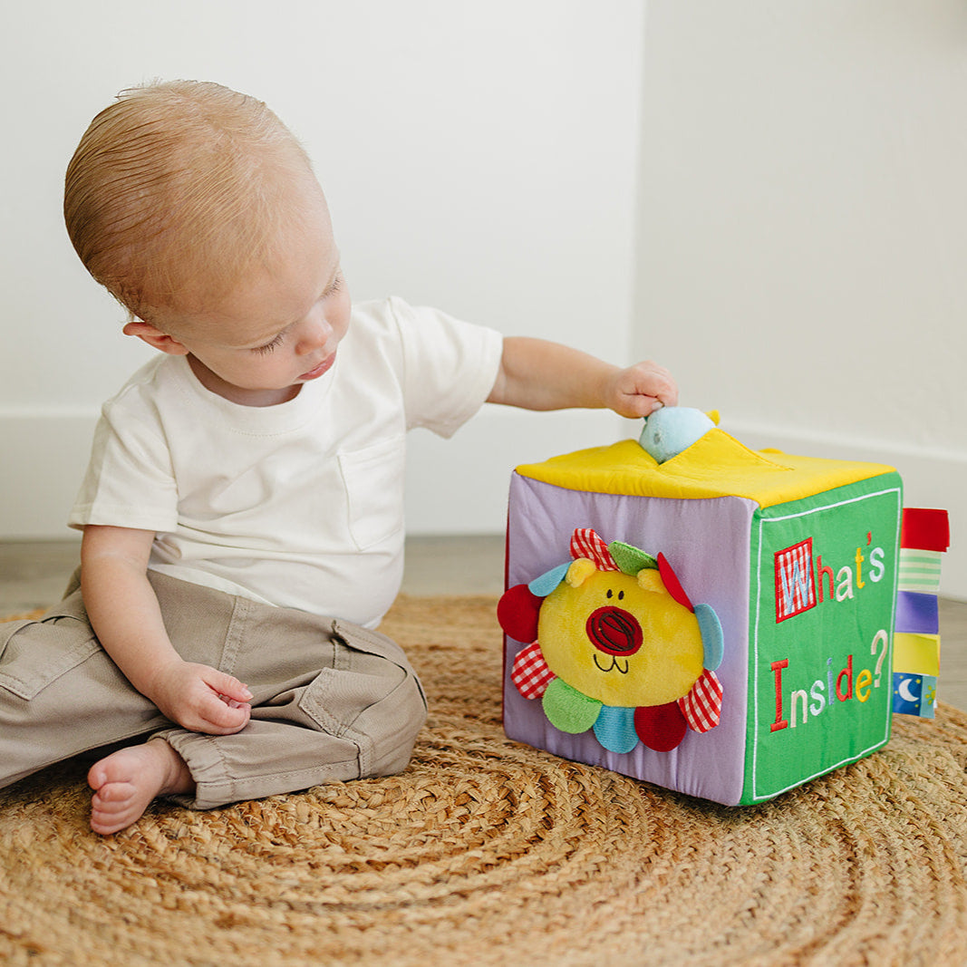 Baby Surprise Box What's Inside Box with Colorful Sensory Baby Toys ...