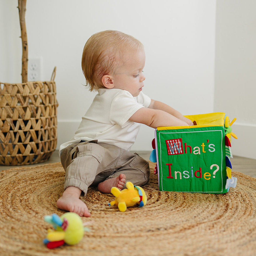 Baby Surprise Box What's Inside Box with Colorful Sensory Baby Toys ...