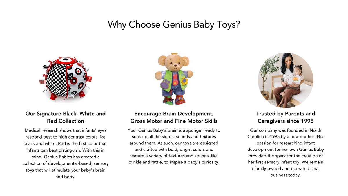 Genius Babies Toys: High Quality, Developmental-Based Toys for Babies